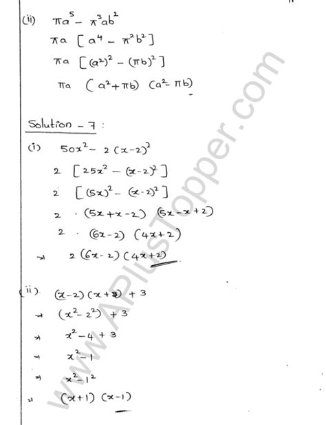 ml aggarwal icse solutions for class 9 maths chapter 4 factorisation artofit