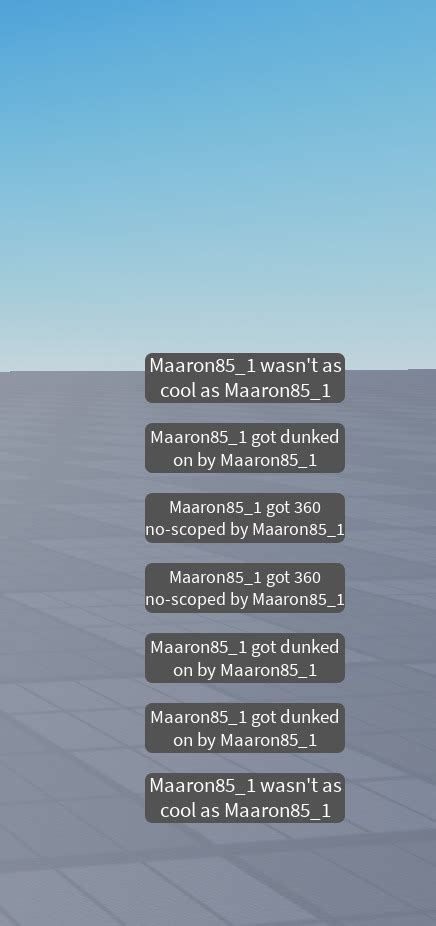 How Can I Make Some Sort Of Kill Feed Scripting Support Developer