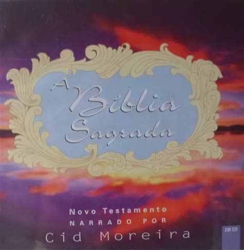 Cd Lacrado Box A Biblia Sagrada Novo Testamento Cid Moreira