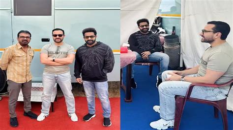 Pics Saif Ali Khan Joins Jr NTR And Janhvi Kapoor In NTR 30 Actor To