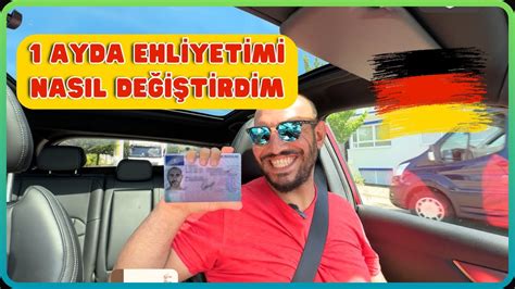 ALMANYADA EHLİYET NASIL DEĞİŞTRİLİR YouTube