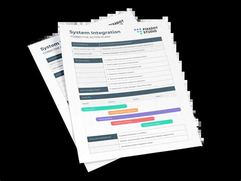Free Corrective Action Plan Templates Venngage