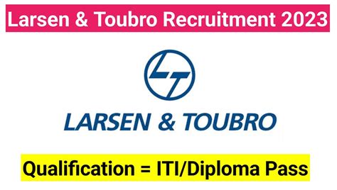 Larsen Toubro Recruitment Iti Jobs