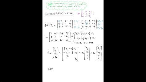 orthogonal complements example 3 youtube