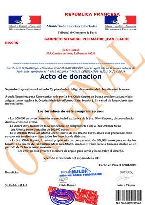Calam O Acte De Donation