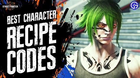 Street Fighter 6 Character Recipes CodesPART 5SF6 Avatar Creation