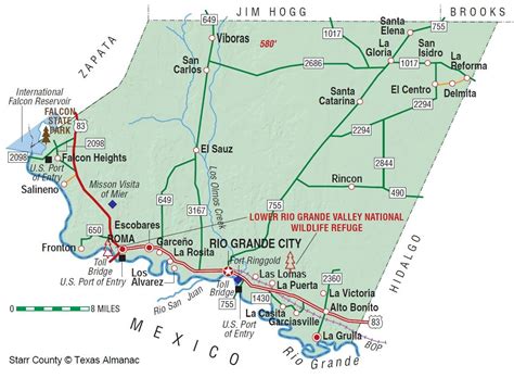 Starr County Texas Map Alaine Leonelle