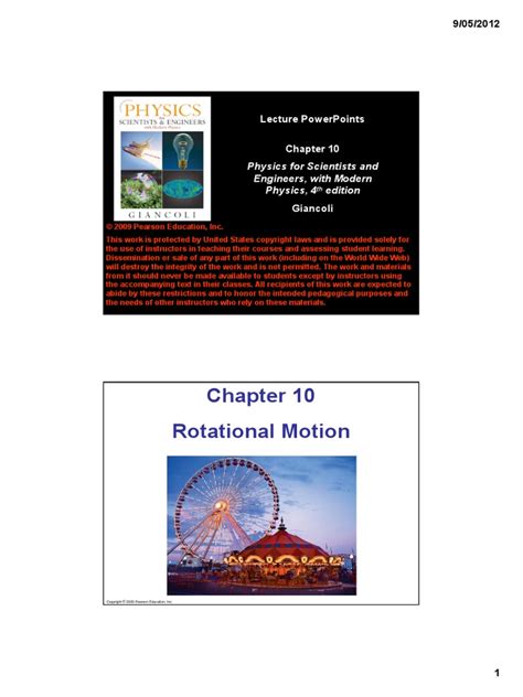 chapter 10 rotational motion pdf rotation around a fixed axis torque