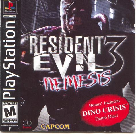 Resident Evil 3 Nemesis 1999 PlayStation Box Cover Art MobyGames