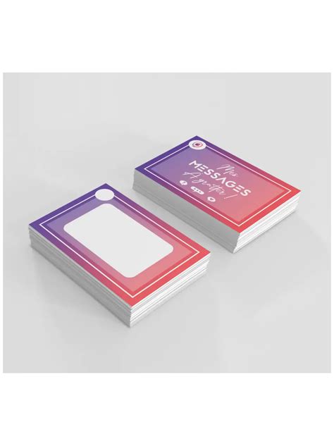 Coffret de messages 52 cartes personnalisables à gratter