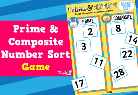 prime composite number sort teacher resources and classroom games teach this