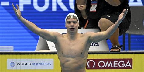 Natation L On Marchand Champion Du Monde Du M Tres Nages