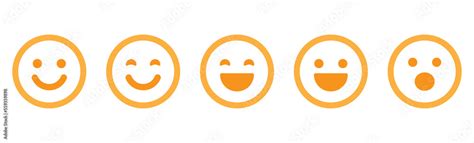 Happy Surprised Face Emoticon