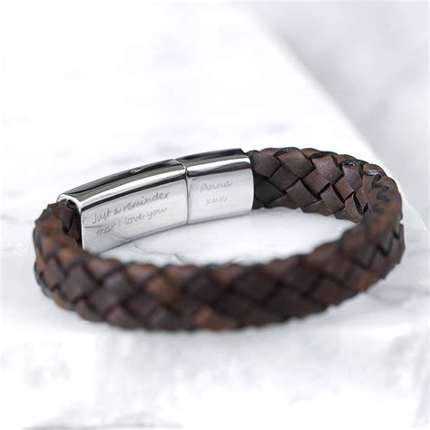 Personalised Men S Secret Message Bracelet By Under The Rose