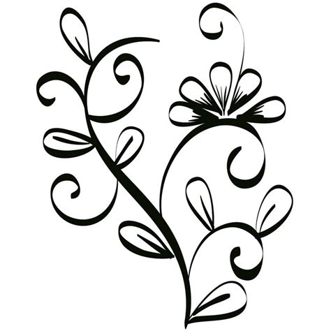 Sticker Mural Arabesque Fleurs Sticker A Moi Etiquette Autocollant
