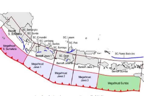 BMKG Buka Data Inilah Persebaran 13 Zona Megathrust Di Indonesia