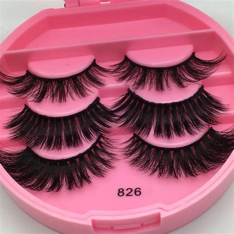New Pairs Thick False Eyelashes Strip D Mink Lashes Hand Made Volume