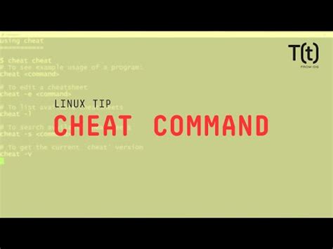 How To Use The Cheat Command 2 Minute Linux Tips YouTube