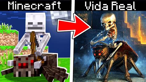 Asi Son Los Mobs De Minecraft En La Vida Real Youtube