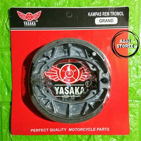 YASAKA Kampas Rem Belakang Tromol Honda Grand Legenda Supra