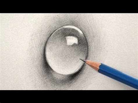 How To Draw A Water Drop With Pencil YouTube