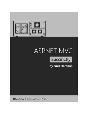 Fillable Online ASP NET MVC Succinctly Learn How To Use The ASP NET