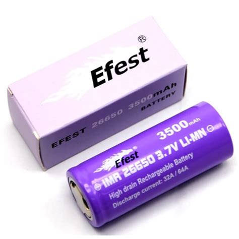 Jual Efest Purple Imr Li Mn Battery Mah V A With Flat