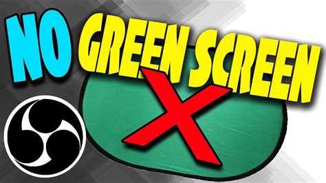 OBS Remove Your Background Without A Green Screen YouTube