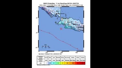 Penjelasan BMKG Soal Gempa Bumi M 5 5 Di Banten Yang Terasa Hingga Ke