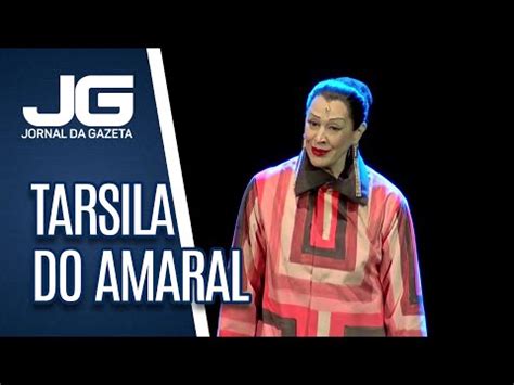 Tarsila Do Amaral Interpretada Por Claudia Raia Em Musical Youtube