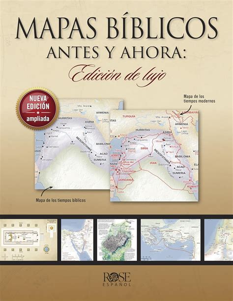 Mapas Bíblicos Antes Y Ahora Edición de Lujo 9781496479600 CLC Mexico