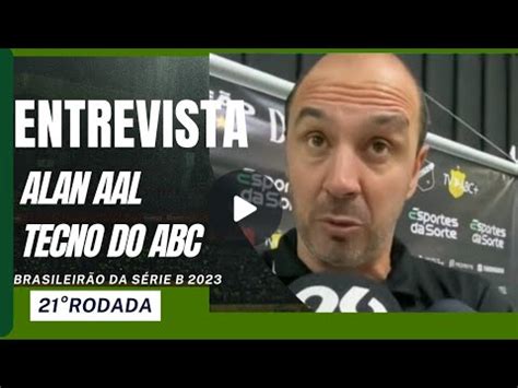 Entrevista ALLAN AALtecno do ABC após jogo Vitória 2x0 ABC