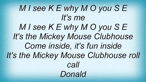 They Might Be Giants Mickey Mouse Clubhouse Theme Lyrics Youtube
