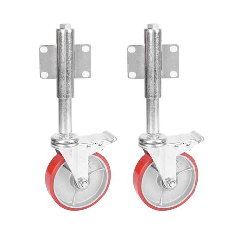 Amazon Nisorpa 5 Inch Spring Loaded Gate Caster Set Of 2 Swivel