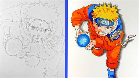 How To Draw Naruto Uzumaki Ft Rasengan Jutsu Naruto YouTube