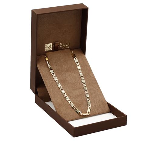 Corrente Ouro K Masculina Piastrine Mm Cm Diamantada Site