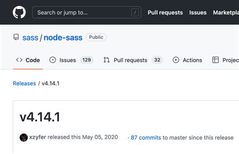 fixing `error node sass does not yet support your current environment os x 64 bit with