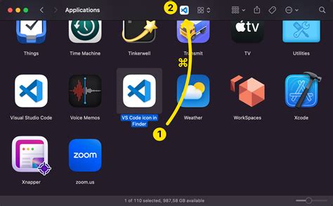 How To Add An Open In VS Code Icon In MacOS Finder
