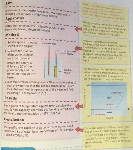 Specific Heat Capacity Required Practical Flashcards Quizlet