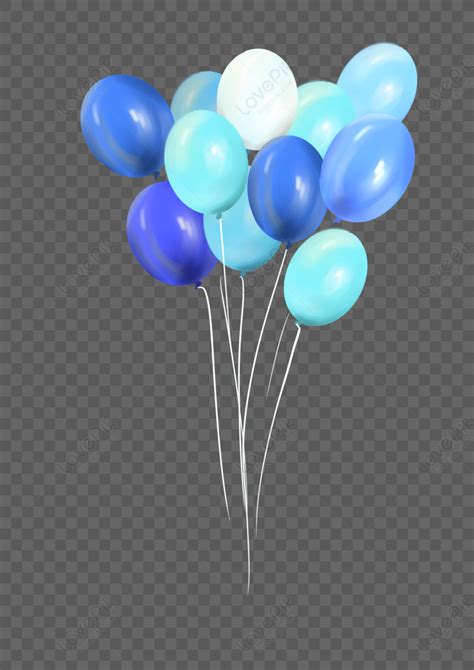 Globo Azul PNG Imágenes Gratis Lovepik