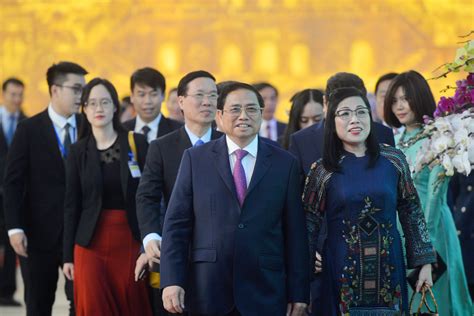 Thủ tướng và phu nhân chiêu đãi đoàn ngoại giao nhân dịp tết Nguyên đán