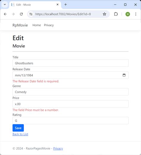 tutorial create a razor pages web app with asp core microsoft learn