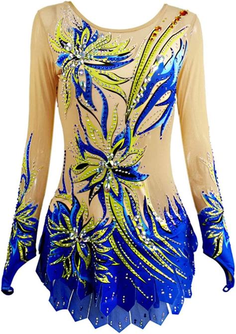 Amazon Kmgjc Rhythmic Gymnastics Leotards Girl Competition Costume