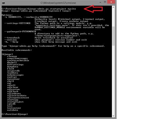 Django Admin Py Startproject Doesn T Work Why FIXED Stack Overflow