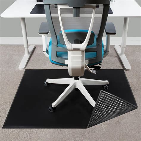 Amazon Spike Lock Heavy Duty Rubber Office Chair Floor Mat For
