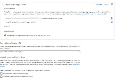 problem with azureb2c showing localhost login when deploying blazor client app and server to