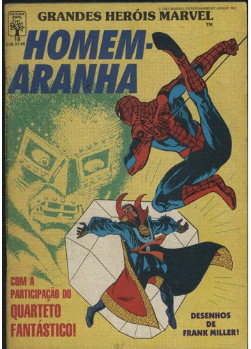 Sebo do Messias Gibi Grandes Heróis Marvel Nº 18 Homem Aranha