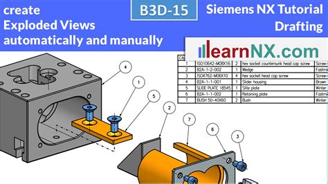 Siemens NX Tutorial Exploded View