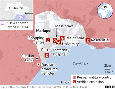 Ukraine War Images Reveal Scale Of Destruction In Mariupol BBC News