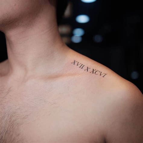 Tatto Numbers Roman Numbers Tattoo Number Tattoos Tattoo Font For